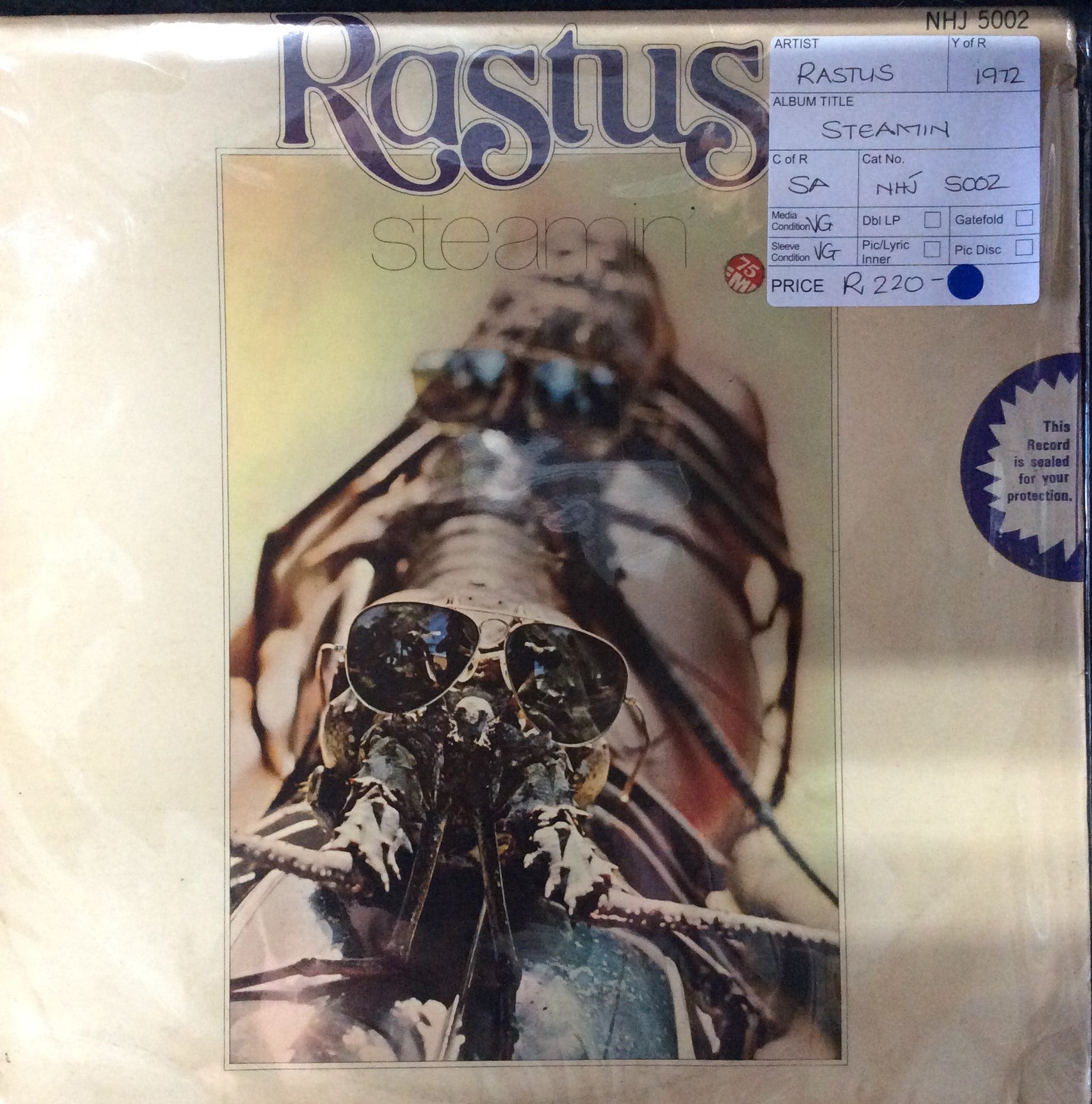 Rastus - Steamin' – The TurnTable Record Shop