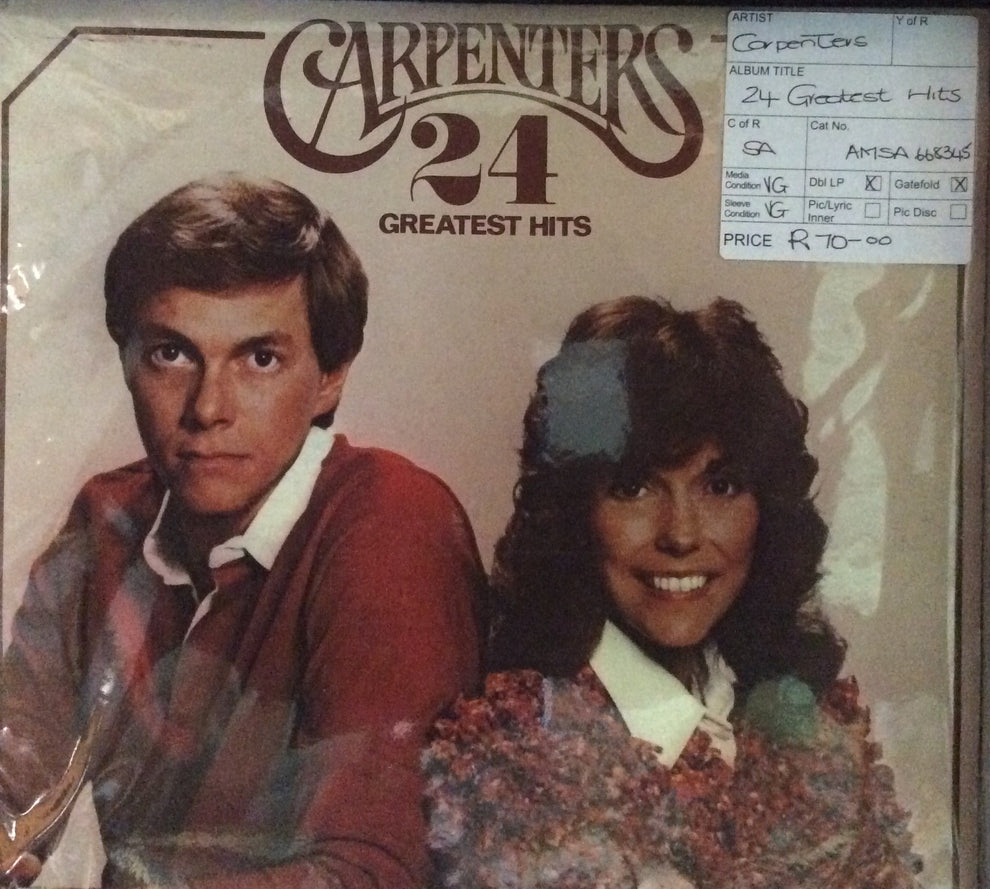 Carpenters - 24 Greatest Hits – The TurnTable Record Shop