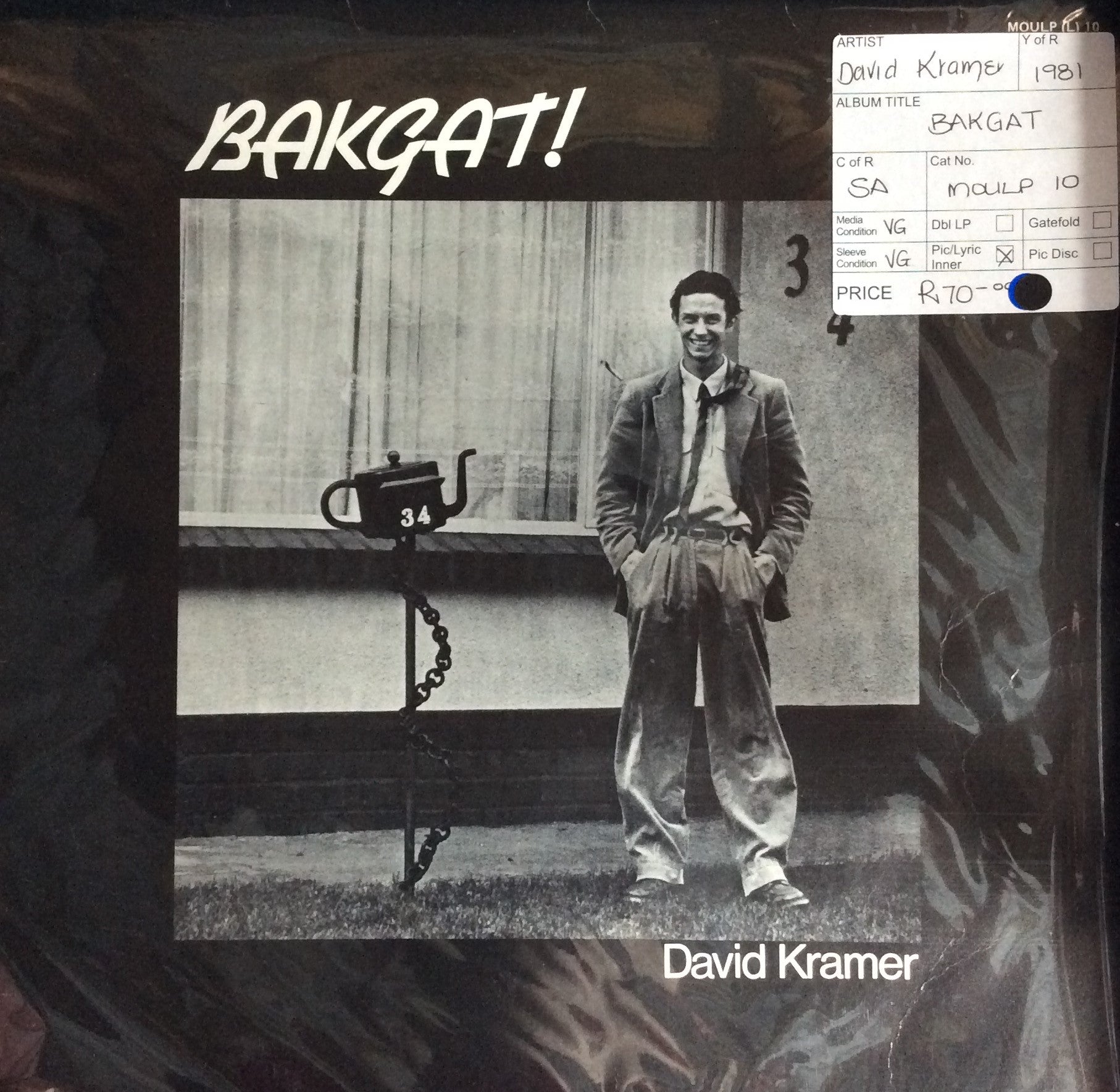 David Kramer - Bakgat! – The TurnTable Record Shop