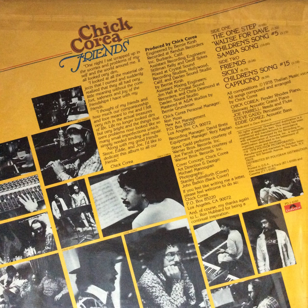 Chick Corea - Friends – The TurnTable Record Shop