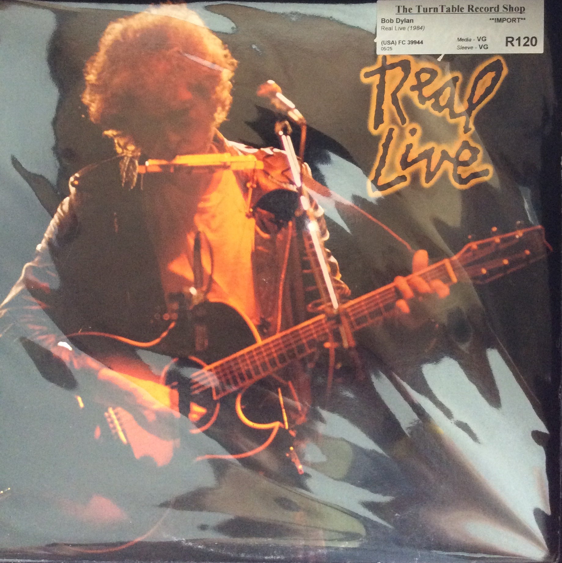 Bob Dylan - Real Live – The TurnTable Record Shop